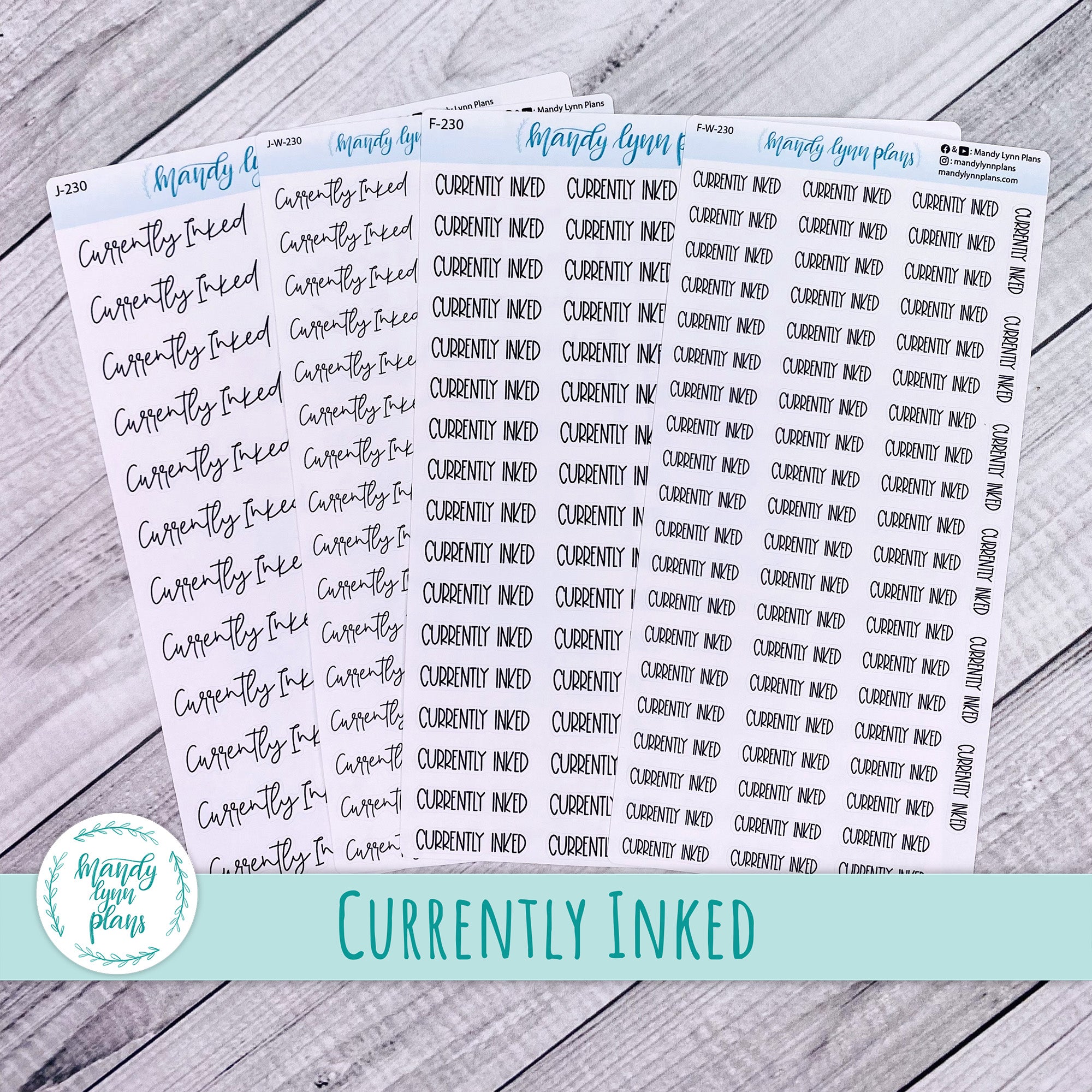 Currently Inked Scripts || 230 – Mandy Lynn Plans