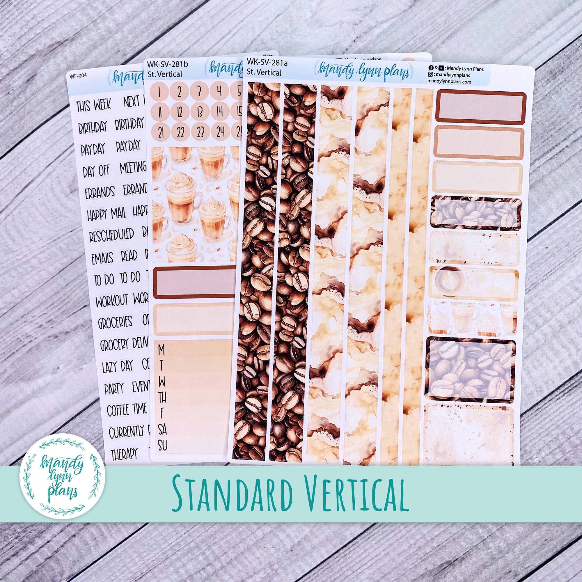 Standard Vertical Weekly Kit || Java || WK-SV-281 – Mandy Lynn Plans