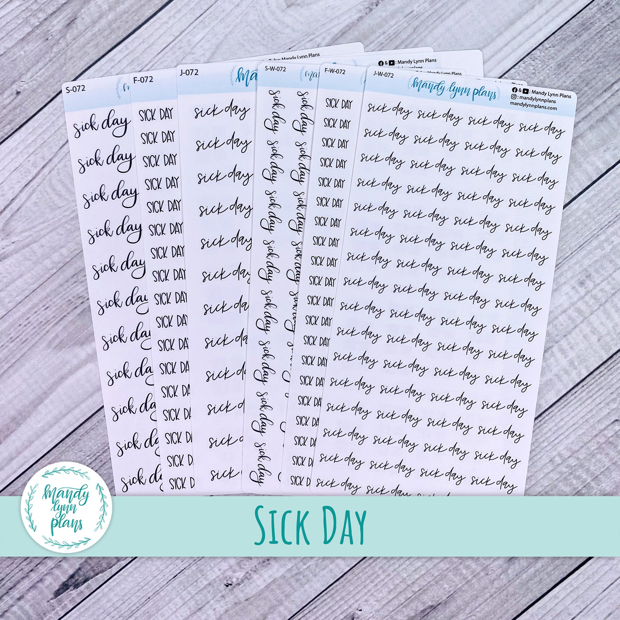 Sick Day Scripts || 072 – Mandy Lynn Plans