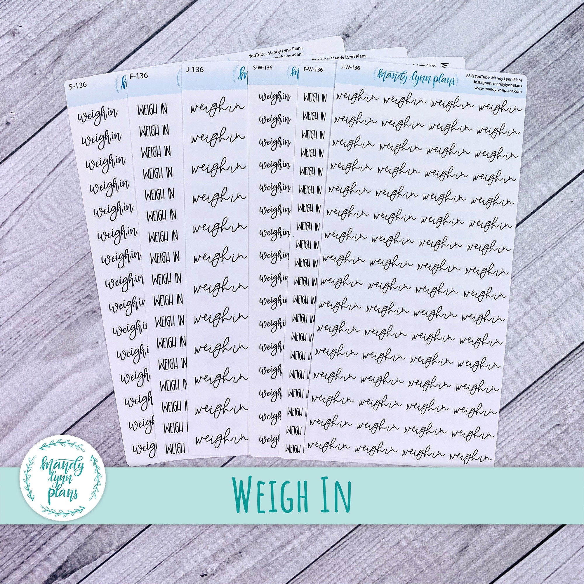 Weigh In Scripts || 136 – Mandy Lynn Plans