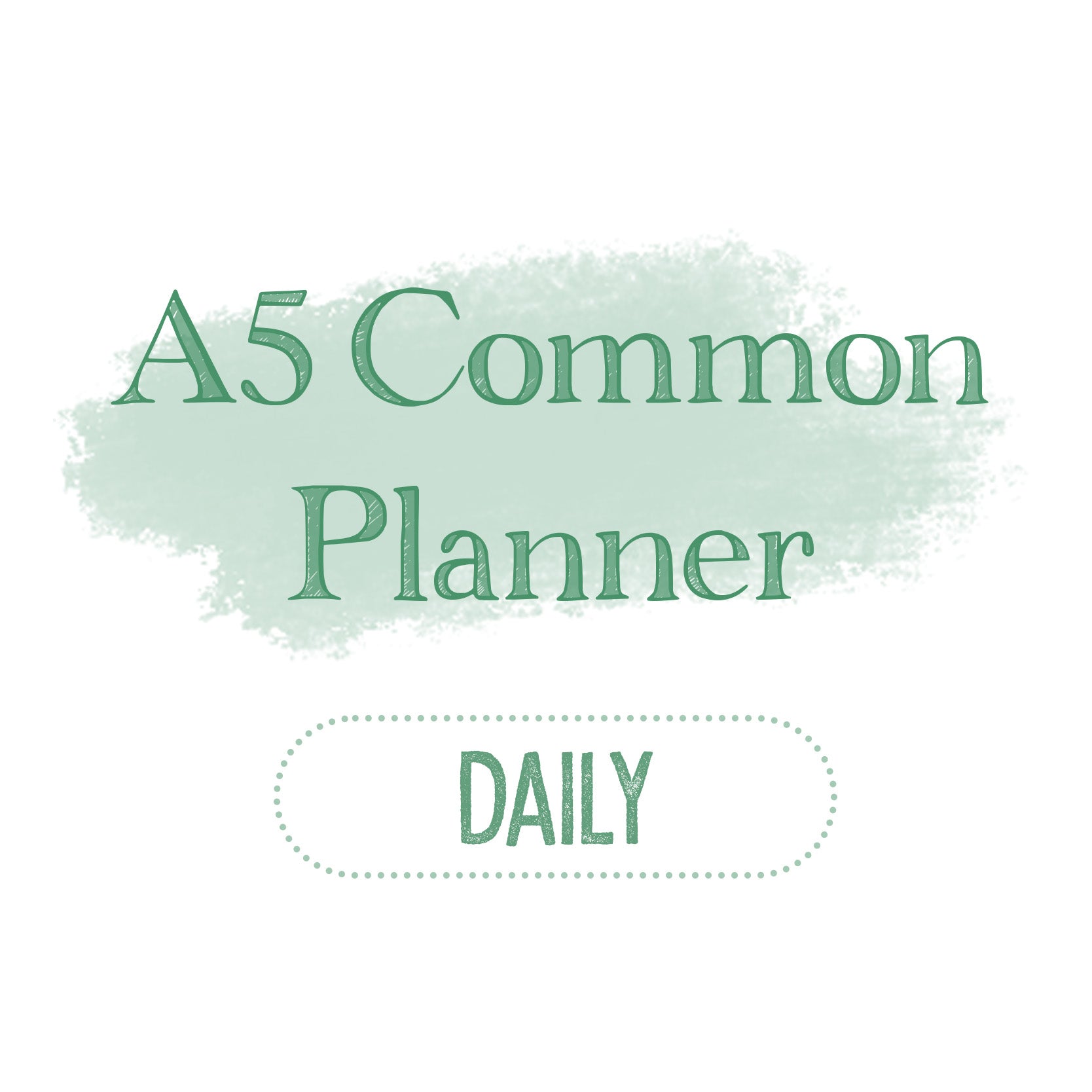 A5 Common Planner Daily – Mandy Lynn Plans