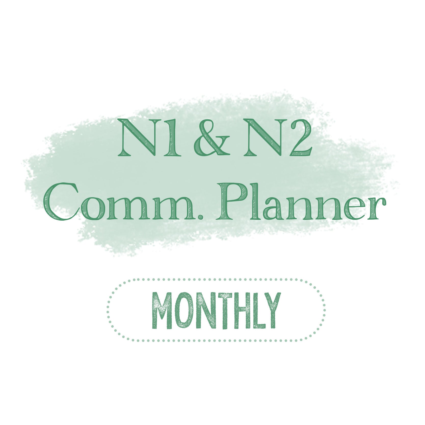 N1 & N2 Common Planner Monthly – Mandy Lynn Plans