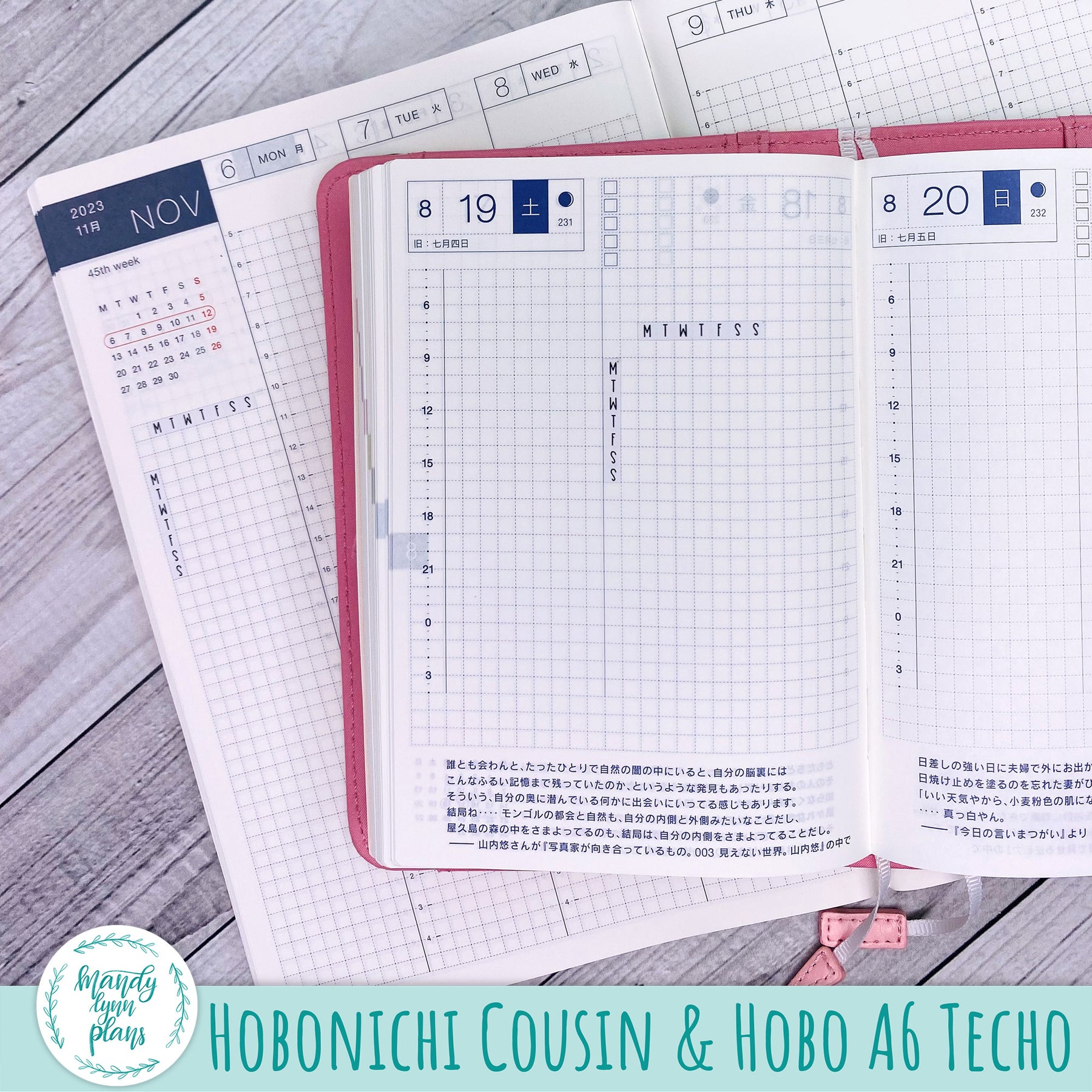 MTWTFSS Horizontal and Vertical Weekly Strips – Mandy Lynn Plans