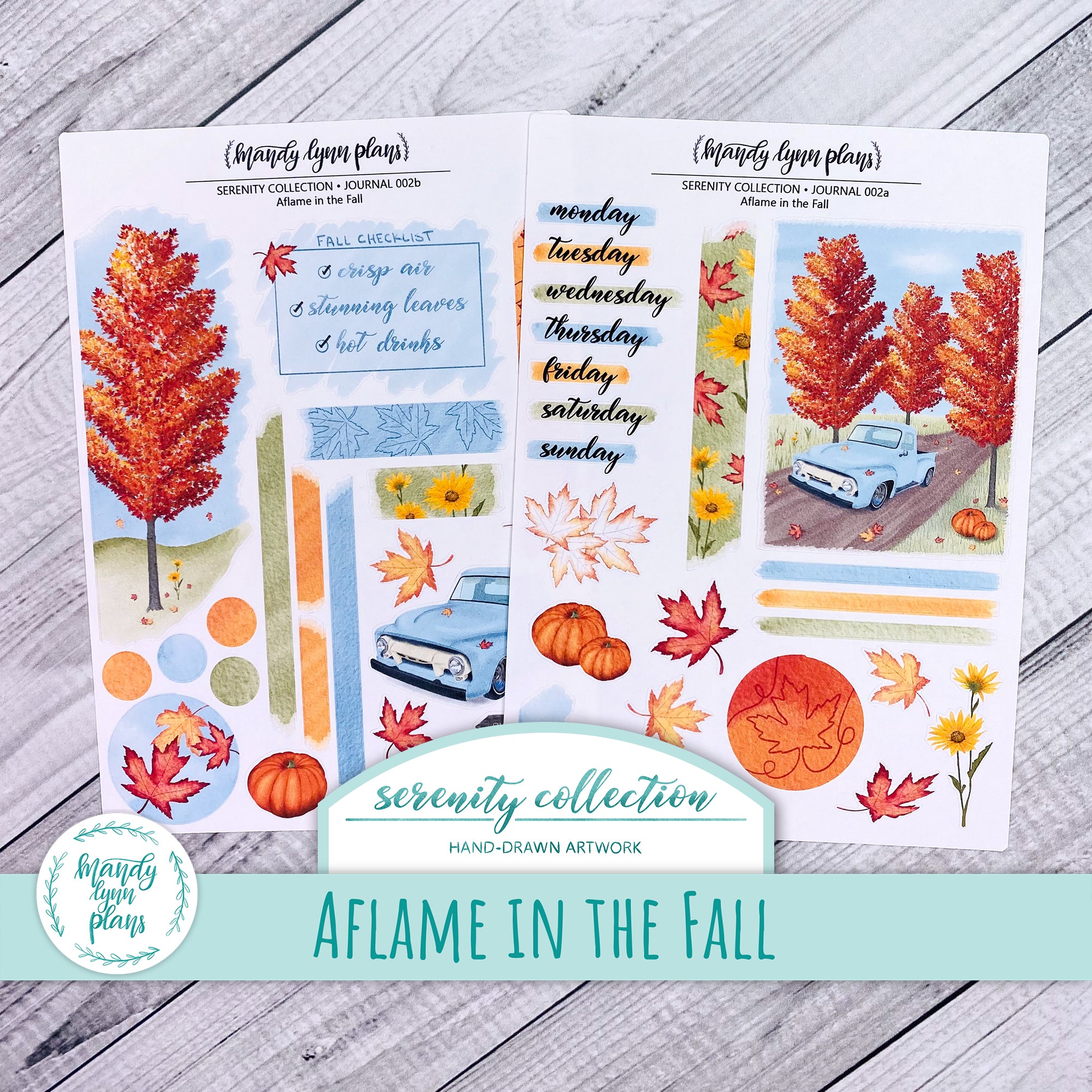 Aflame in the Fall || Serenity Collection Journal Kit || SERENITY-J-00 ...