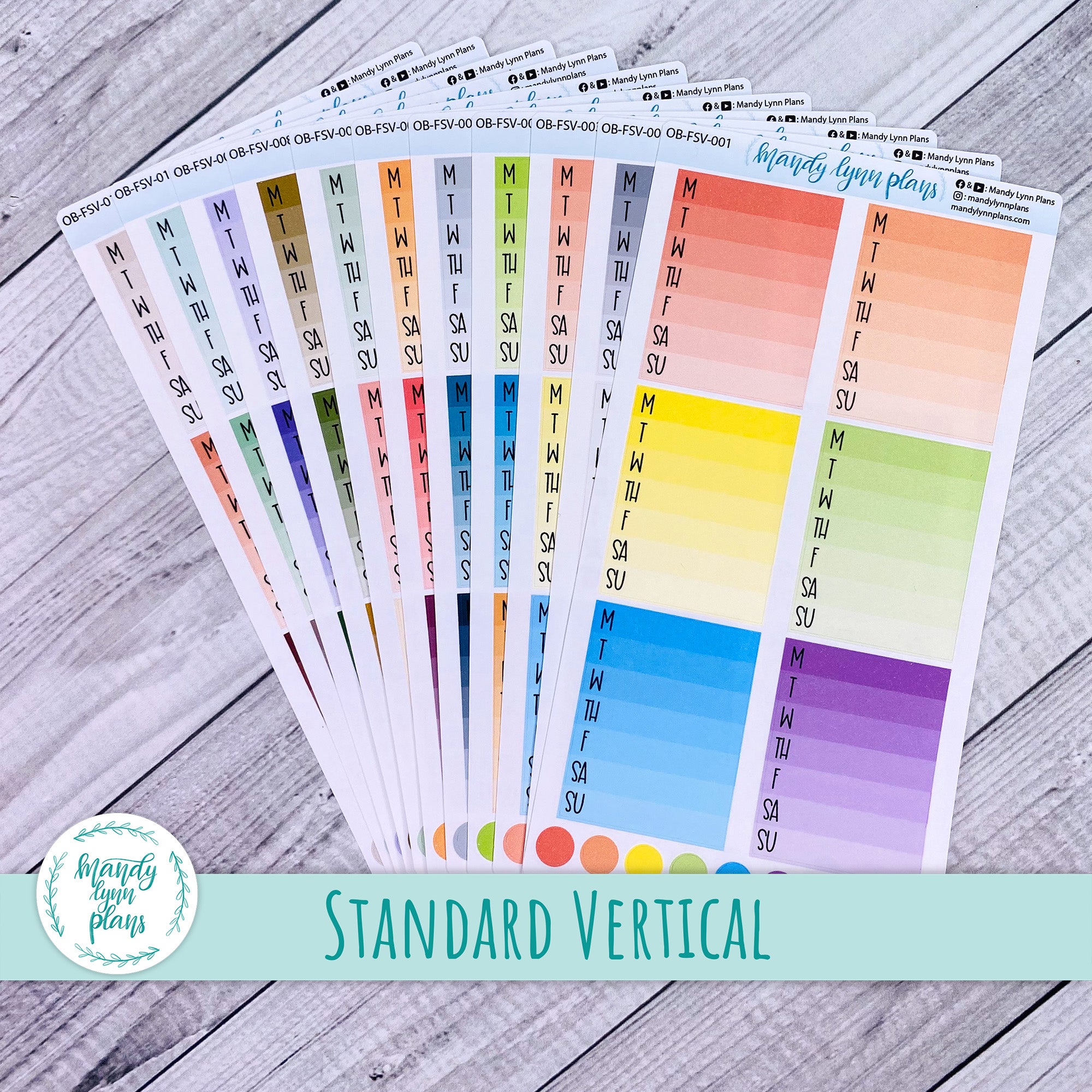 Standard Vertical Week Ombre Boxes – Mandy Lynn Plans