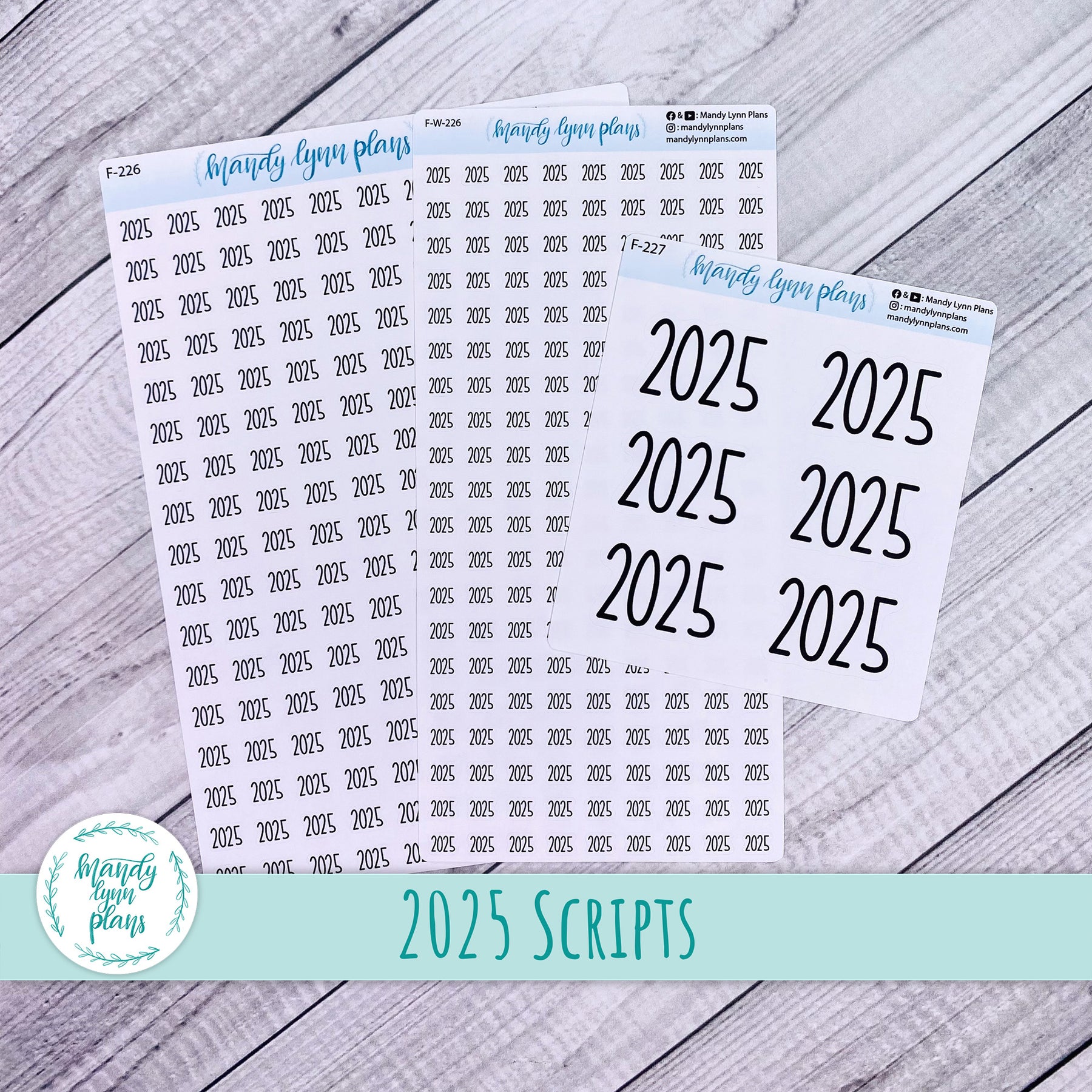 2025 Scripts – Mandy Lynn Plans