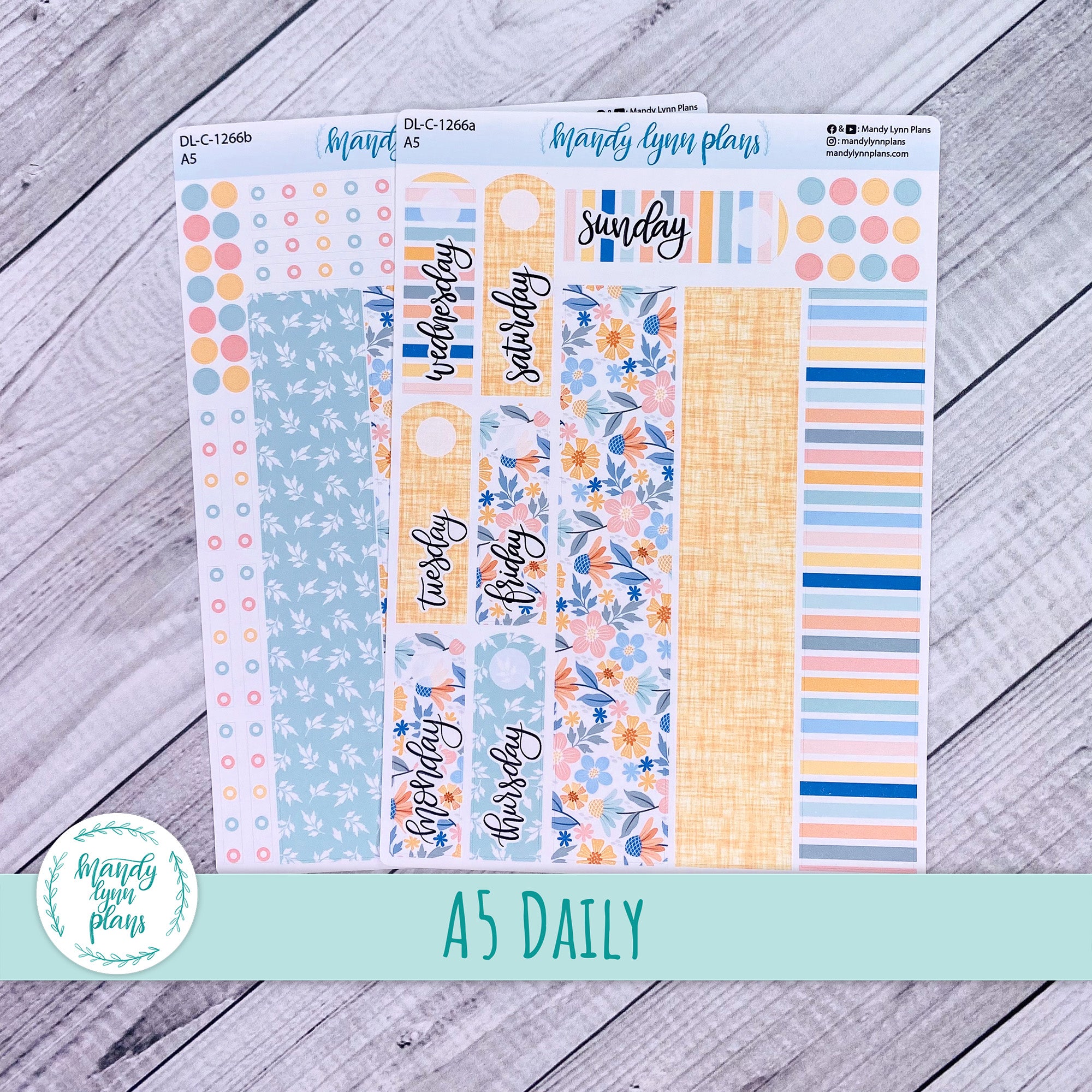A5 Daily Kit || Spring Days || DL-C-1266 – Mandy Lynn Plans