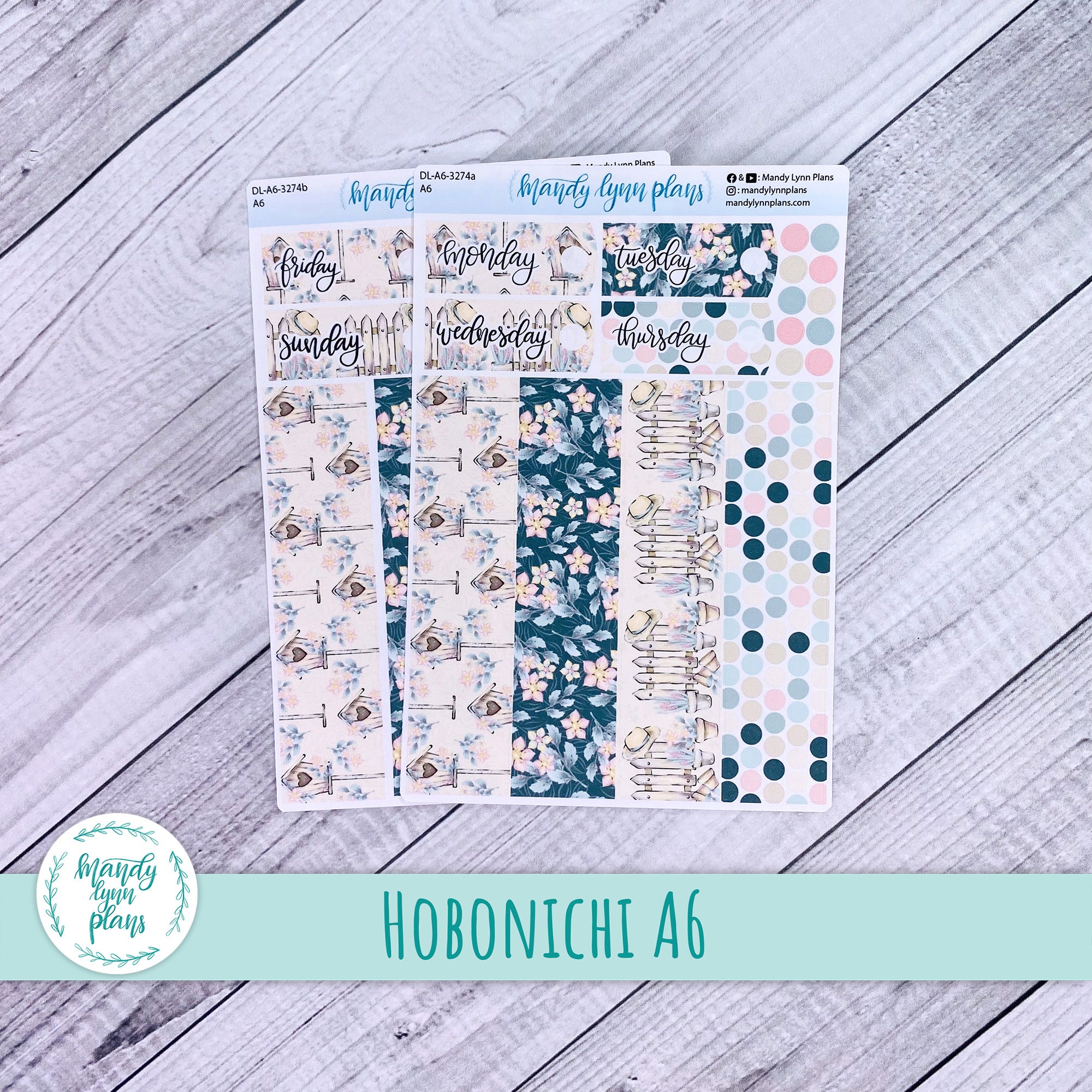 A6 Daily Kit || Sunny Garden || DL-A6-3274 – Mandy Lynn Plans