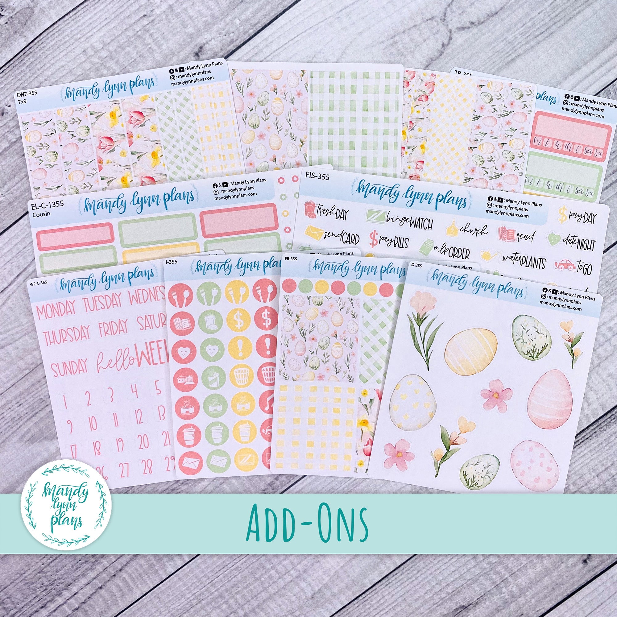 Happy Easter Add-Ons || 355 – Mandy Lynn Plans
