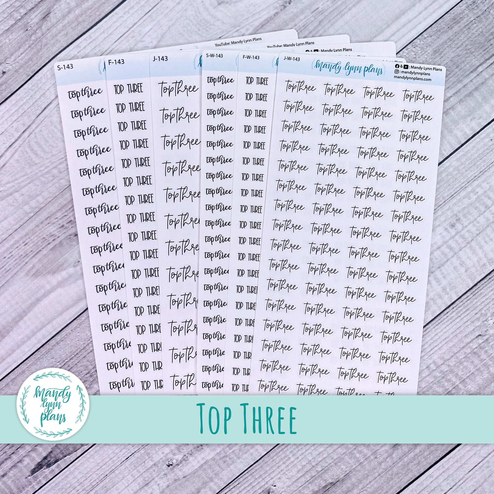 Top Three Scripts || 143 – Mandy Lynn Plans