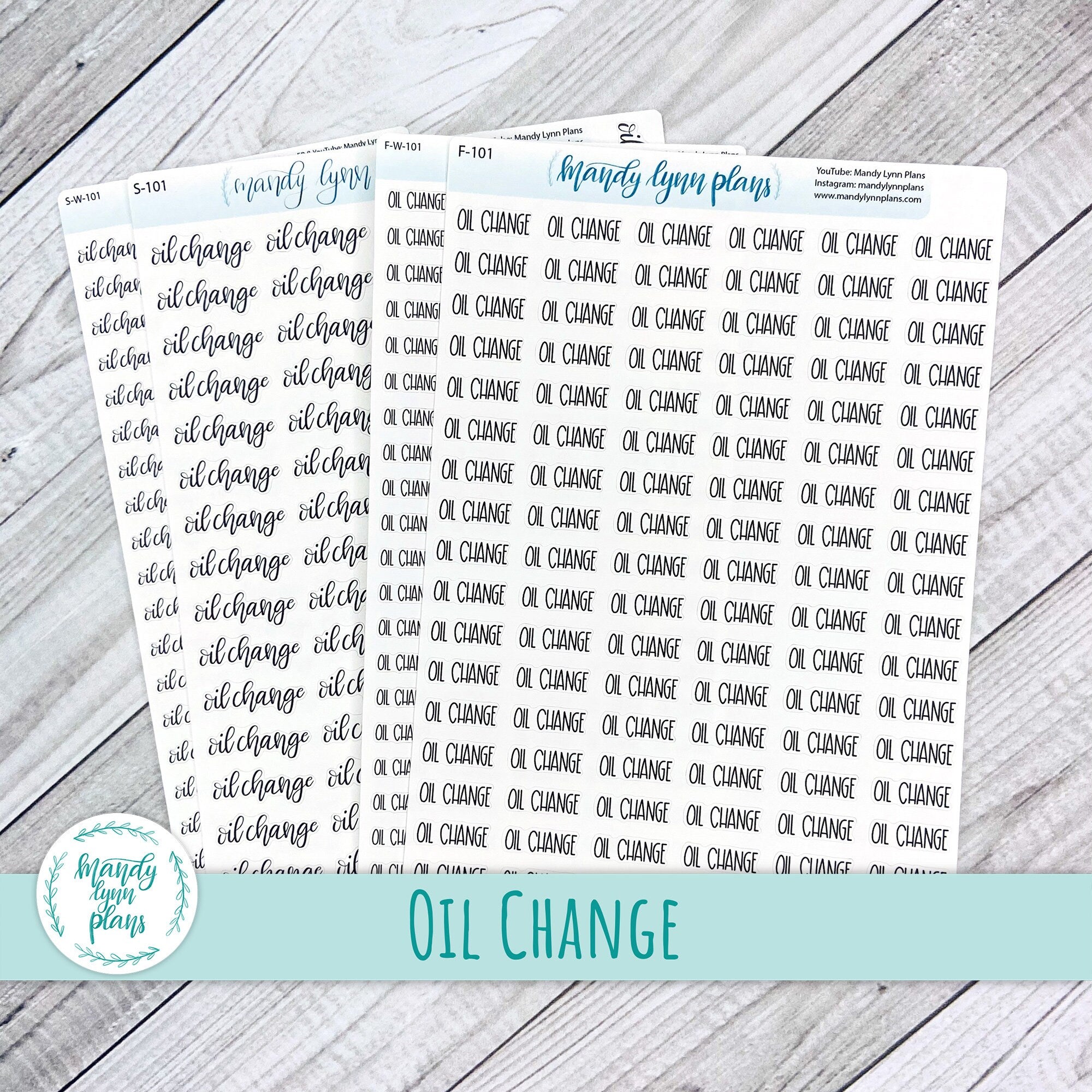 Oil Change Scripts || 101 – Mandy Lynn Plans