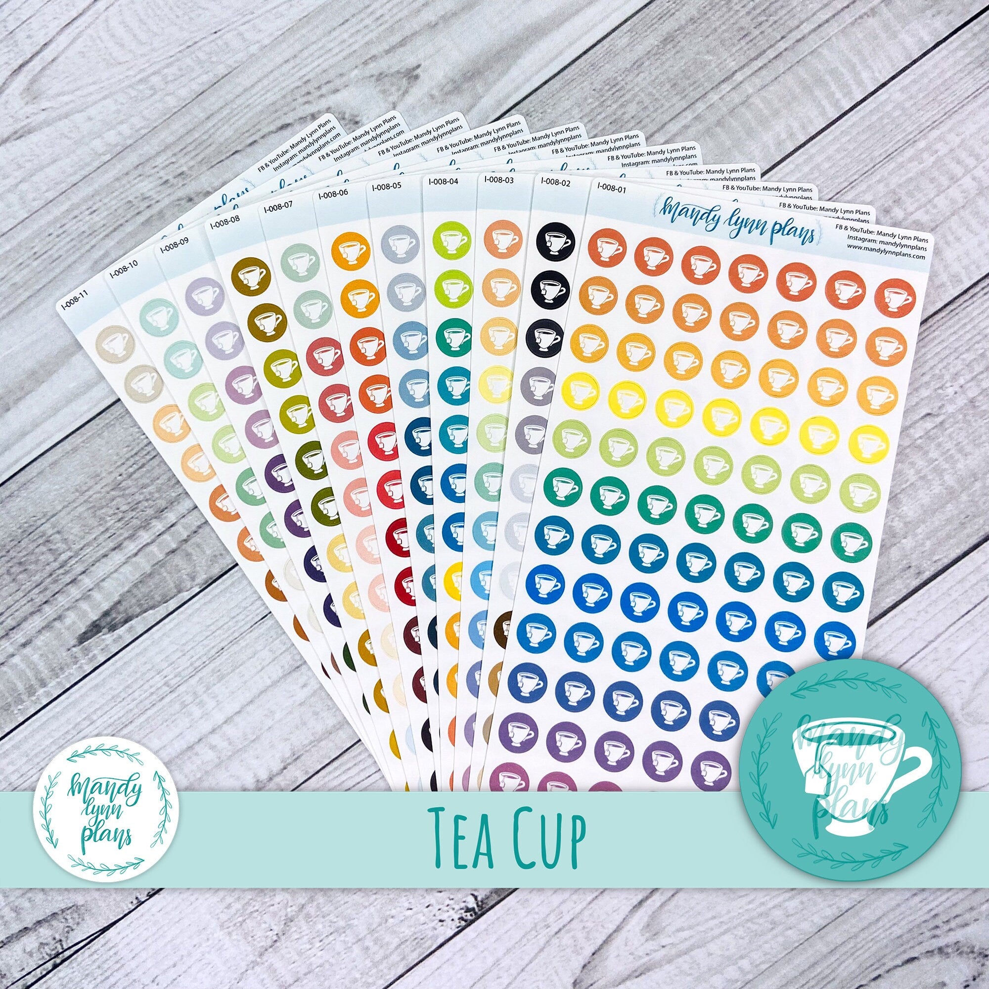 Tea Cup Icons – Mandy Lynn Plans