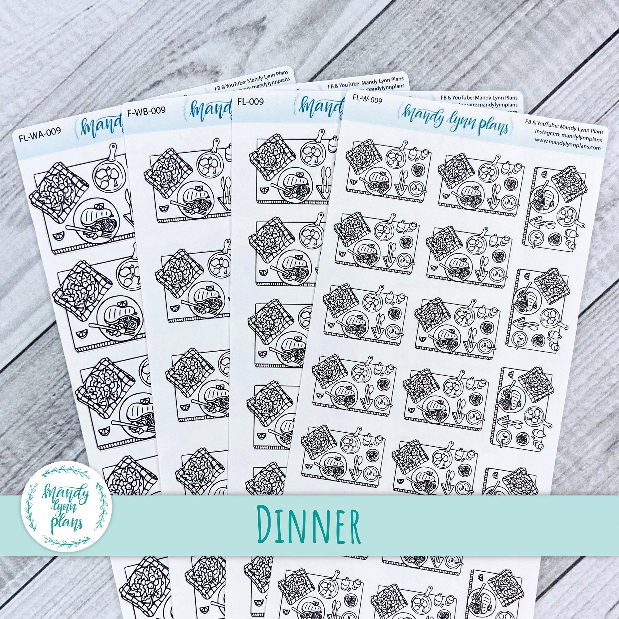 Dinner Flat Lay || 09 – Mandy Lynn Plans