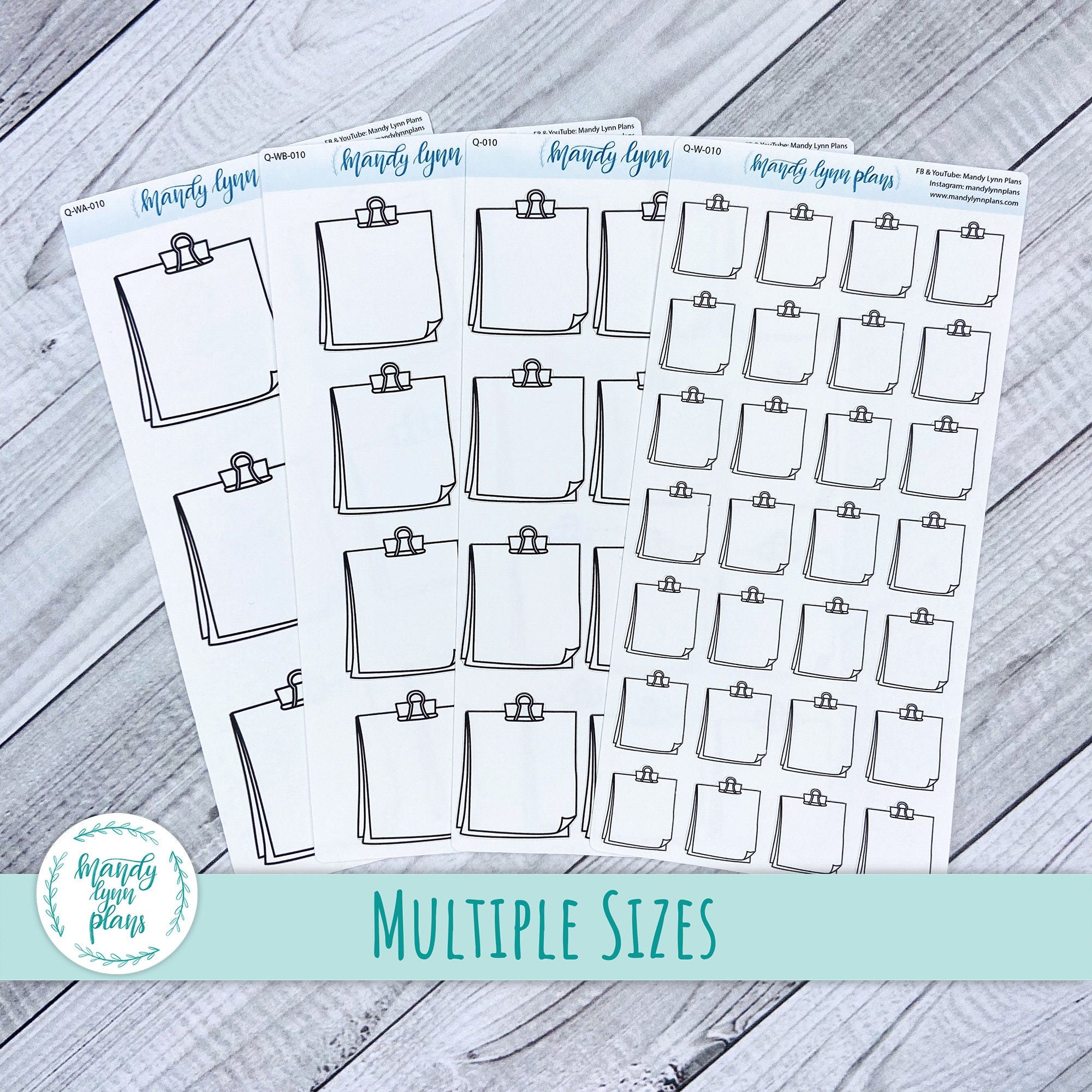 Binder Clip Notes Doodles || 10 – Mandy Lynn Plans