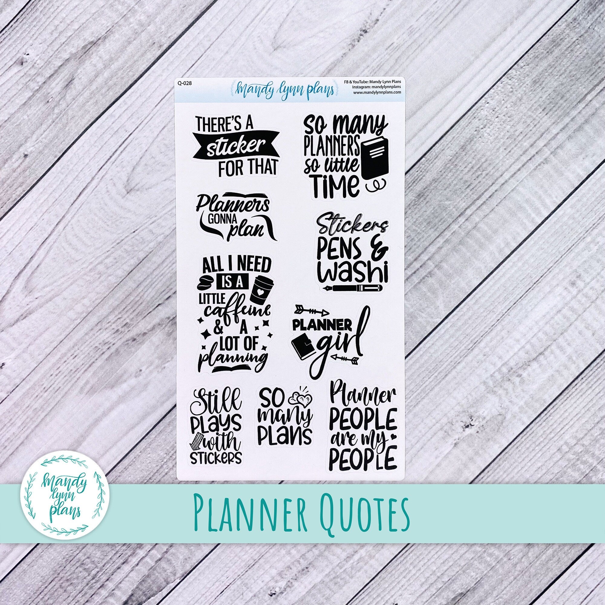 Planner Quotes || Q-028 – Mandy Lynn Plans